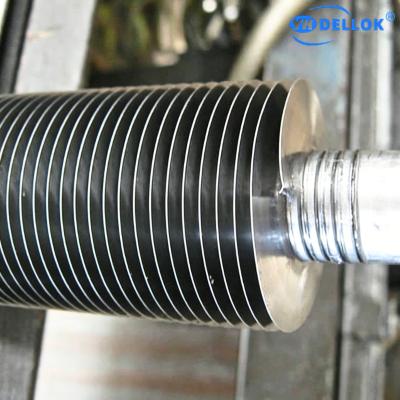 China DELLOK Wrapped Tension Corrugated 25.4mm Galvanised Steel Pipe Spacer Rings for Fin Tubes for sale