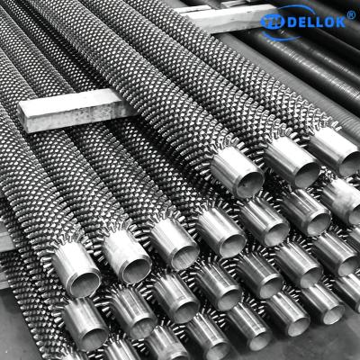 China DELLOK 90 Degree Bends Boiler HH Type 51mm BS3059 Square Fin Tube - 18m Length, 1.5-3.5mm Fin Thickness for sale