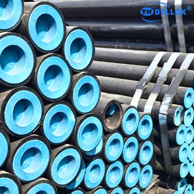 China Dellok DIN 2448 ST 37 Carbon Seamless Steel Pipe OD 8-1240mm WT 1-200mm for sale