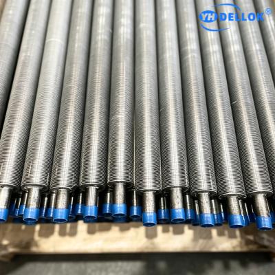 China DELLOK LL Type Radiator Spacer Box SA210 Carbon Steel Seamless Finned Tube 25.4mm OD 170°C Max for sale
