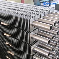China DELLOK Carbon Steel Extruded Heating Coils 10FPI 180 Degree Pipe Elbow 415V for sale