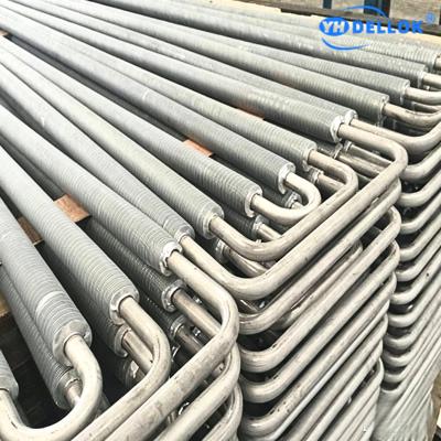 China DELLOK Welded Spiral Evaporator EN 10204 Carbon Steel Pipe Elbow 19mm OD 18m Length for sale