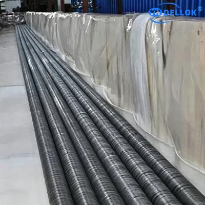 China DELLOK Solid Plain KL Type 0.4mm High Pressure Carbon Steel Pipe - 50.8mm OD, 16mm Fin Height for sale
