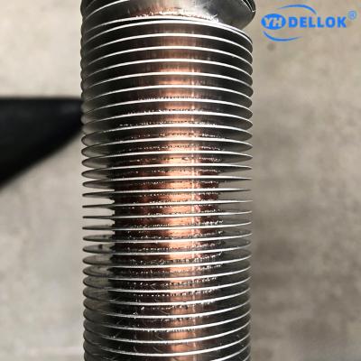China DELLOK A334 Gr3 Carbon Steel Low Fin Tube 26FPI 0.976mm Pitch for HVAC Systems for sale