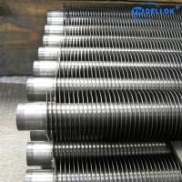 China DELLOK Internal Rib Condenser Seamless DIN1629 Low Carbon Steel Tube 12.7-25.4mm OD with 26 FPI Integral Fins for sale