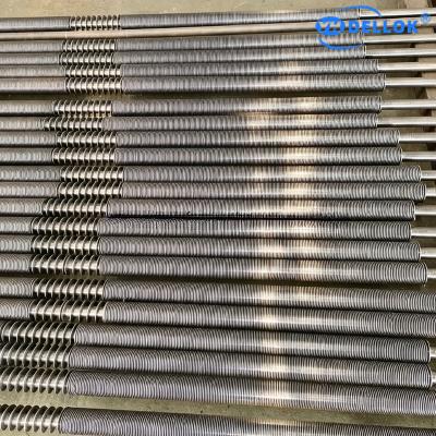 China DELLOK A179 Carbon Steel Seamless Corrugated Slot Heat Exchanger Tube 19mm OD for sale