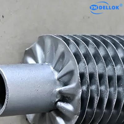 China DELLOK Extruded Bi Metal Fin Tube A210 Gr A1 Carbon Steel 50.8mm OD Seamless for sale