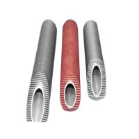 China DELLOK SB338 Seamless Titanium Integral Low Fin Tubes 0.3mm Thickness 12.7-25.4mm OD for sale
