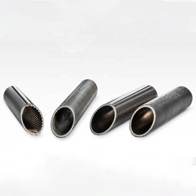China DELLOK SB338 Seamless Titanium Integral Low Fin Tubes 0.3mm Thickness 12.7-25.4mm OD for sale