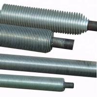 China DELLOK Helical Seamless Bevel Ends 1.65mmWT Extruded Fin Tube - 54' Length, 10FPI Aluminum Fins for sale