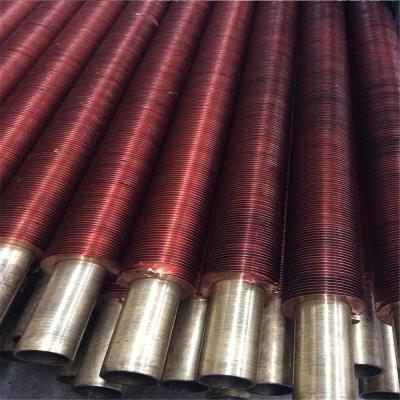 China DELLOK Reliance Copper Heating Coils SB111 C12200 Extruded Low Fin Tubes 12mm-50.8mm OD for sale
