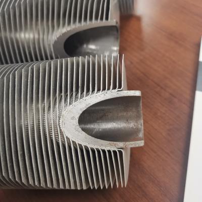 China KL Type Tension Wound Aluminum Knurled Embedded Fin Tube 12.7mm OD 0.4mm Thickness for Heat Exchangers for sale