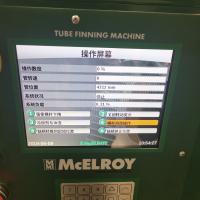 China DELLOK Heat Exchanger G Type Tube Finning Machine for Aluminum Copper Tubes 15.88mm OD 415V for sale