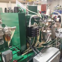 China DELLOK Embedded Wrap Type L/LL Fin Tube Machine 12mm OD with PLC Control and 1.2m/min Speed for sale