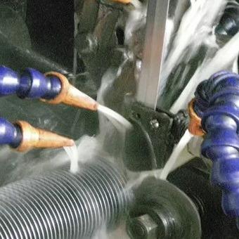 China DELLOK HRSG Boiler Fired Heater Helical 0.8mm Welded Fin Tubes SA192 Carbon Steel for sale