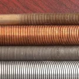 China DELLOK Seamless Carbon Steel Pipe 0.3mm Average Thickness OD 12.7mm Low Fin Tube Machine for sale