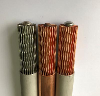 China DELLOK CE EN10204 Inner Stretch Wave S30408 2205 Flexible Copper Tubing 28-36mm for sale