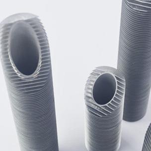 China DELLOK A334 Gr3 Carbon Steel Low Fin Tube 26FPI 0.976mm Pitch for HVAC Systems for sale