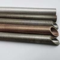 China DELLOK Internal Rib Condenser Seamless DIN1629 Low Carbon Steel Tube 12.7-25.4mm OD with 26 FPI Integral Fins for sale