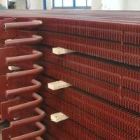 China DELLOK Stainless Waste Heat Recovery Unit A192 Square Fin Tube - 73mm OD, 18m Length, 20 Ton Daily Capacity for sale