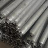 China DELLOK Helical Solid Serrated 32mm Stainless Steel Welded Fin Tubes HFW 19-219mm OD for sale