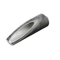 China DELLOK Helical Solid Serrated 32mm Stainless Steel Welded Fin Tubes HFW 19-219mm OD for sale