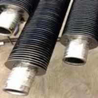 China DELLOK SA214 Stainless Steel Bent Evaporator OD 19mm Welded Helical Fin Tubes for sale