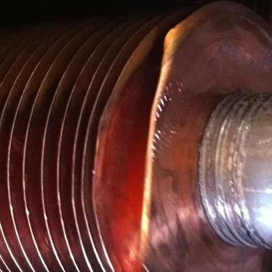 China DELLOK TP304L Embedded Fin Tube 0.4mm Fin Thickness 50.8mm OD for Heat Exchangers for sale