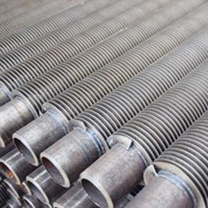 China DELLOK Seamless Carbon Steel Embedded Fin Tube 12FPI 0.55mm Fin Thickness for sale