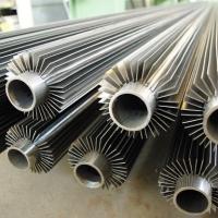 China DELLOK TP304L Longitudinal Finned Tube - 19mm OD, 18m Length, Stainless Steel Heat Exchanger Component for sale