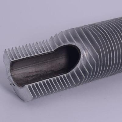 China DELLOK SMLS Titanium Spiral 16.5mm B338 Threaded Aluminum Pipe with 1.245mm Wall Thickness for Heat Exchangers for sale