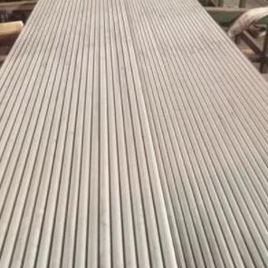 China DELLOK Aluminum 1100 Knurled Crimped Fin Tube 0.45mm Thickness 50.8mm OD 12FPI Heat Exchanger for sale