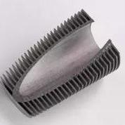 China DELLOK Aluminum 1100 Knurled Crimped Fin Tube 0.45mm Thickness 50.8mm OD 12FPI Heat Exchanger for sale
