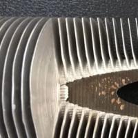 China DELLOK KLM Type Structural Aluminum Tubing - 25mm OD x 2.11WT Carbon Steel with 12FPI Cooling Fins for sale