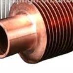 China DELLOK Type L Tension Copper Finned Tube 0.4mm Thick for Air Conditioning Heat Exchangers for sale