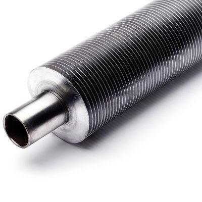 China Extrusion Low Fin Tube Machine 12.7-38.1mm OD with 6-12 FPI for Natural Forced Draft Coolers for sale