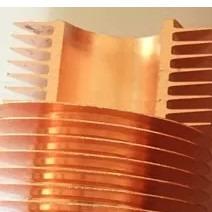 China DELLOK Solid Plain High Radiator 10.5mm Copper Alloy Finned Tubes - 50.8mm OD, 15,000m Daily Capacity for sale