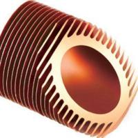China DELLOK Solid Plain High Radiator 10.5mm Copper Alloy Finned Tubes - 50.8mm OD, 15,000m Daily Capacity for sale