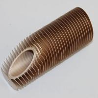 China DELLOK Solid Plain High Radiator 10.5mm Copper Alloy Finned Tubes - 50.8mm OD, 15,000m Daily Capacity for sale