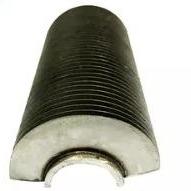 China DELLOK Alu1050 Extruded Fin Tube - 50.8mm OD, 18m Length, Seamless Densities Segment Fins for sale