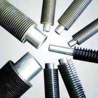 China DELLOK Helical Seamless Bevel Ends 1.65mmWT Extruded Fin Tube - 54' Length, 10FPI Aluminum Fins for sale