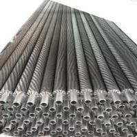 China DELLOK Air Cooled Hexagonal 0.8mm Stainless Steel Seamless Fin Tubes 25.4mm OD for sale