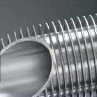 China DELLOK Helical Heat Exchanger Serrated 0.8mm Steel Fin Tube - 19mm OD, 18m Length for HRSG Boiler Applications for sale