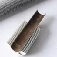 China DELLOK Air Cooled L Type Stainless Steel 0.6mm Helical Finned Tube - 50.8mm OD, 16mm Fin Height for sale