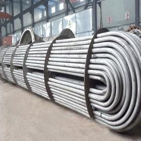 China DELLOK Stainless Steel 304L Heat Exchanger U-Bend Tube 35000mm Length 600 Bar Pressure for sale