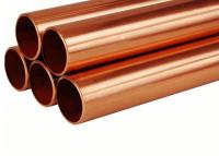 China DELLOK 6 Inch Seamless Brass Tube C1220 C2400 Copper Pipe 3-100mm OD 0.1-3.0mm Wall Thickness for sale