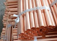 China DELLOK ASTM B111 Straight Copper Tube 150mm OD for Air Conditioner for sale