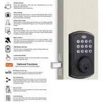 China Intelligent Security Digital Rim Lock , Deadbolt Electronic Door Locks for sale