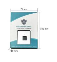 China Intelligent Smart Lock Fingerprint Padlock Zinc Alloy Material for sale