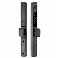China Zinc Alloy Waterproof Smart Door Lock Silver / Black High Security Smart Lock for sale